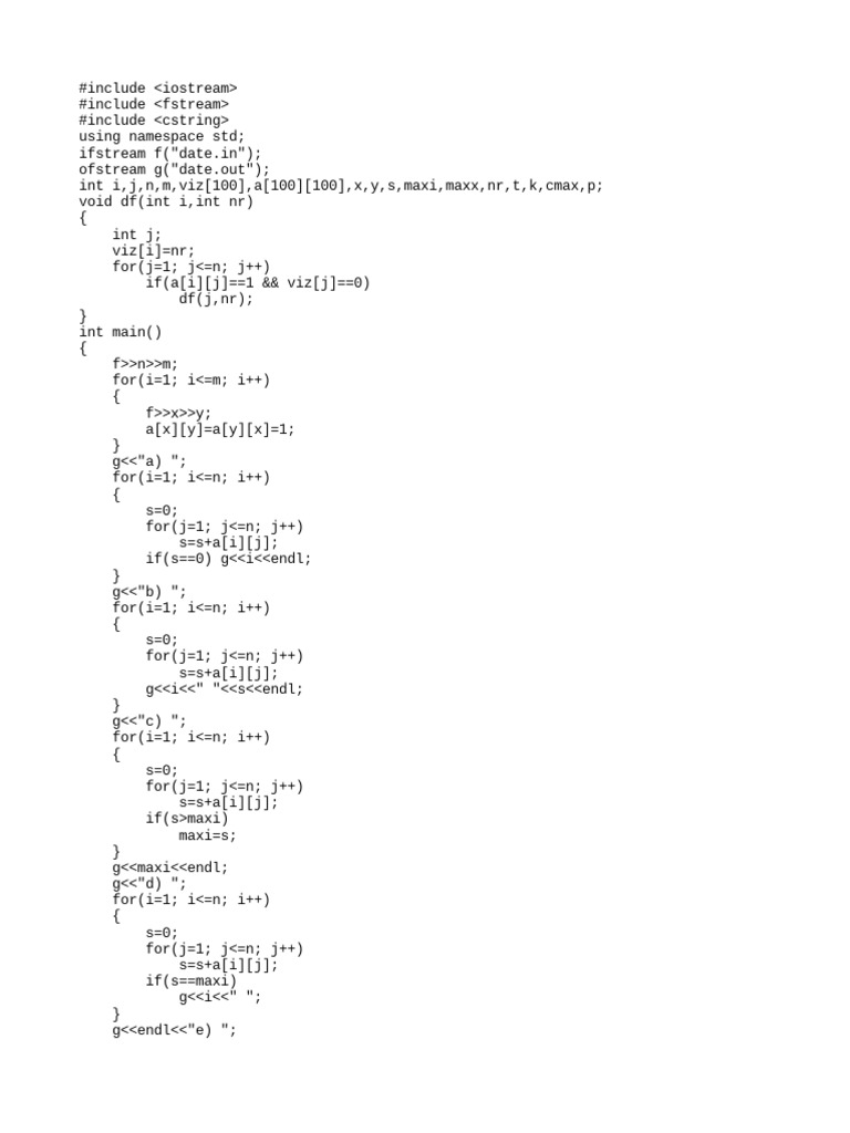 Grafuri Pdf Computer Programming Programming Paradigms