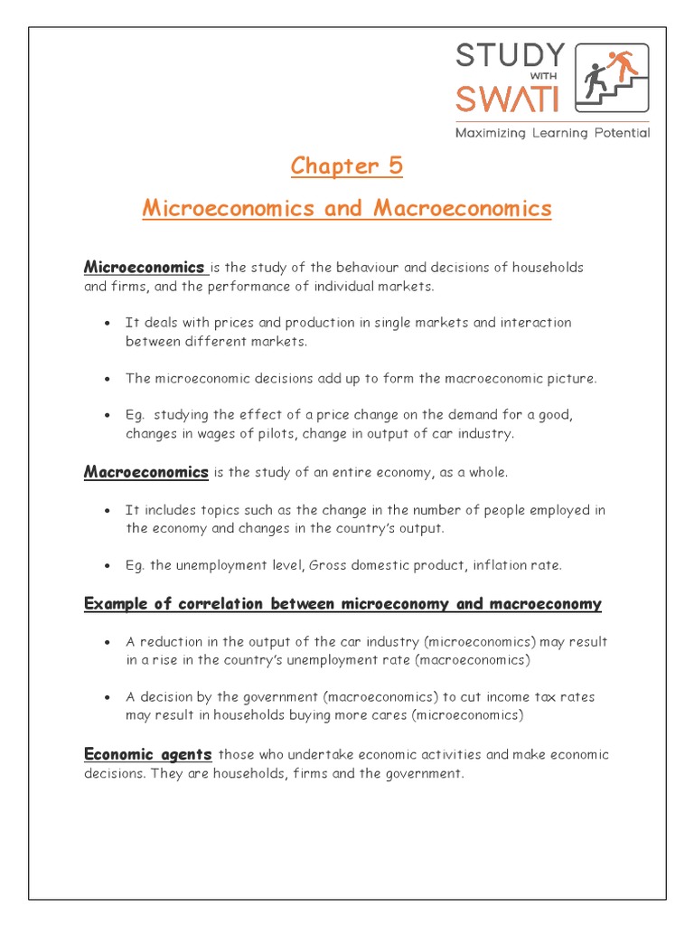Chapter 5 Microeconomics and Macro Economics | PDF