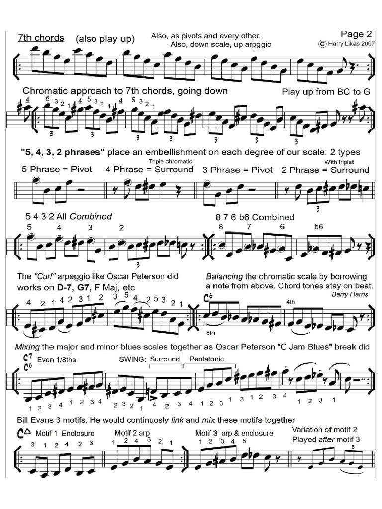 Exercise Barry Harris | PDF