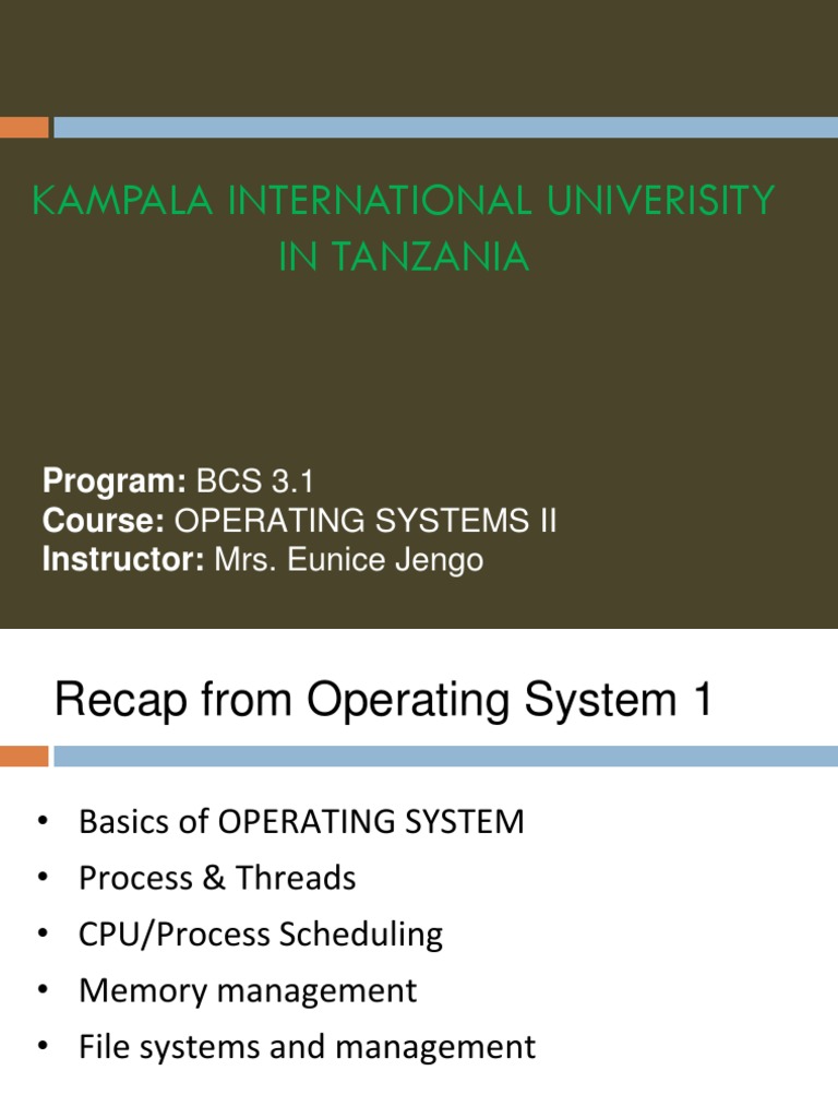 BCS Module 2 - Cpu Scheduling | PDF | Process (Computing) | Operating System