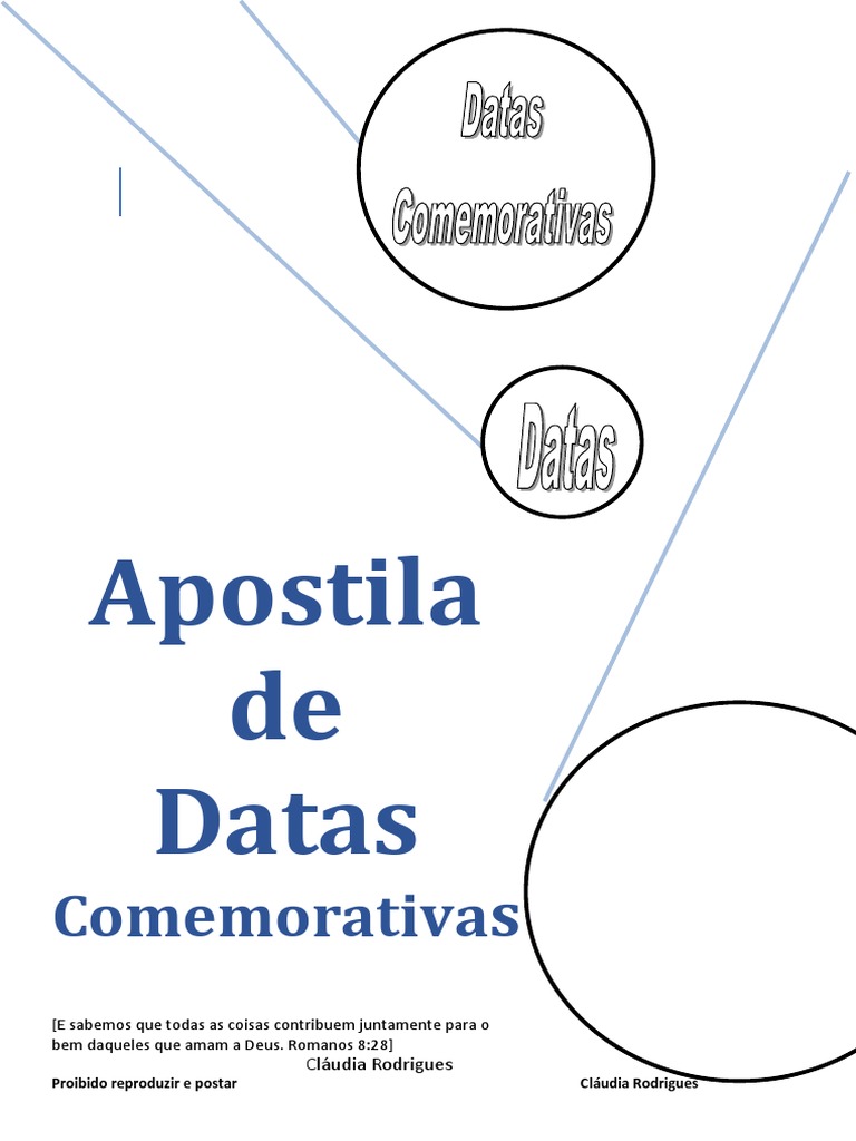 Apostila de Datas Comemorativas | PDF | Carnaval | Páscoa