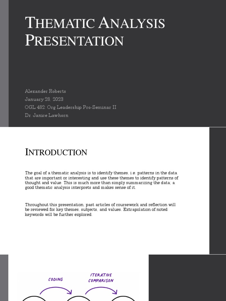 Roberts Thematic Analysis | PDF | Leadership | Job Satisfaction