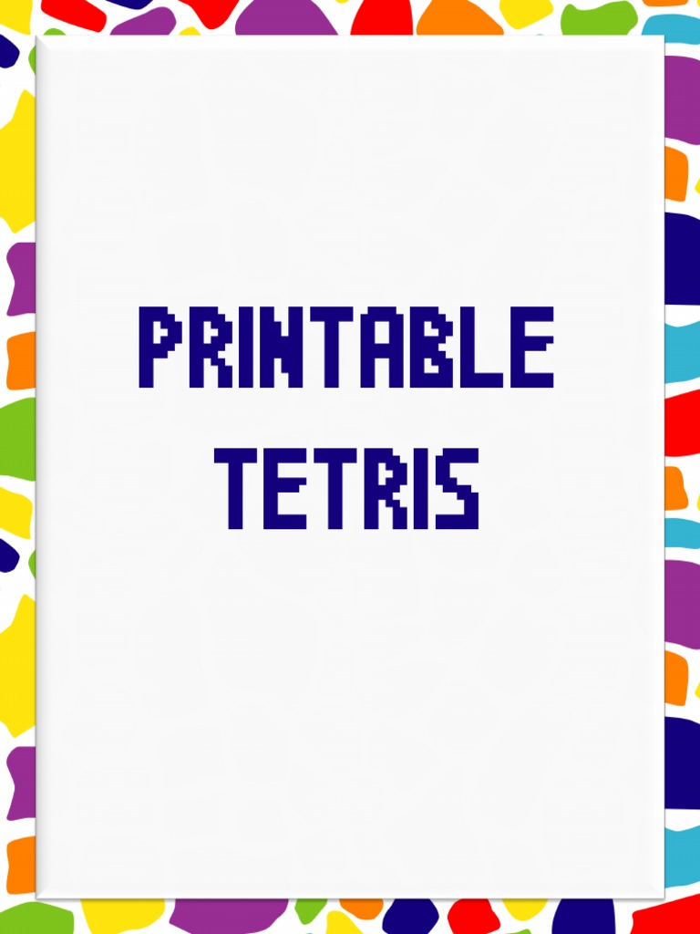 Printable Tetris | PDF