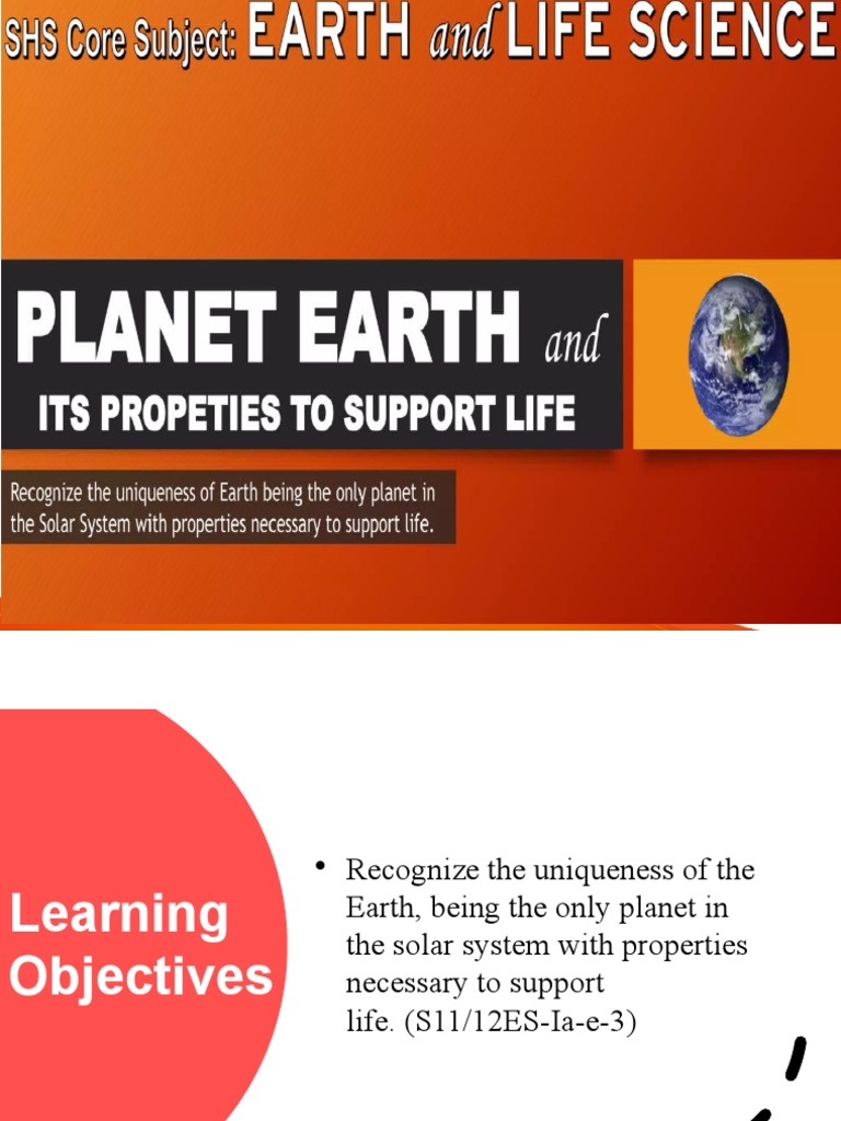 HabitableEarth PPT With Guided Notes | PDF | Earth | Atmosphere