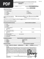 Annex A Self Declaration Form For Kyc Updation | PDF