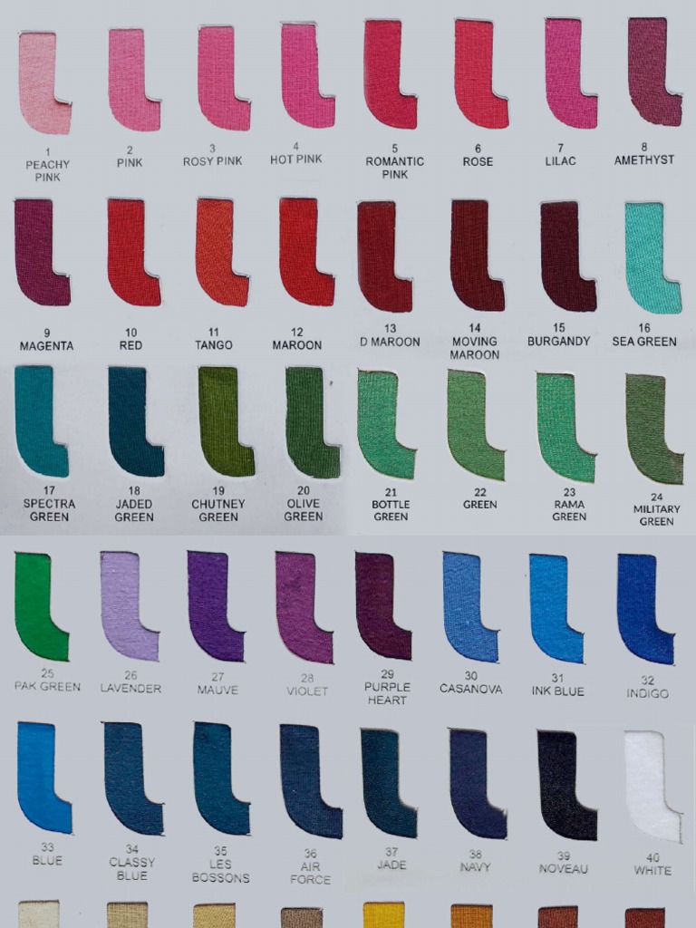 Shade Card Pdf3 | PDF