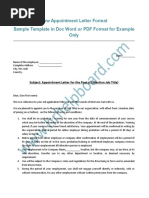 Re-Designation Letter | PDF | Career & Growth