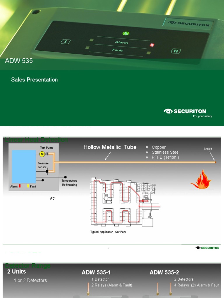 Sales Presentation on the ADW 535 Linear Heat Detection System ...