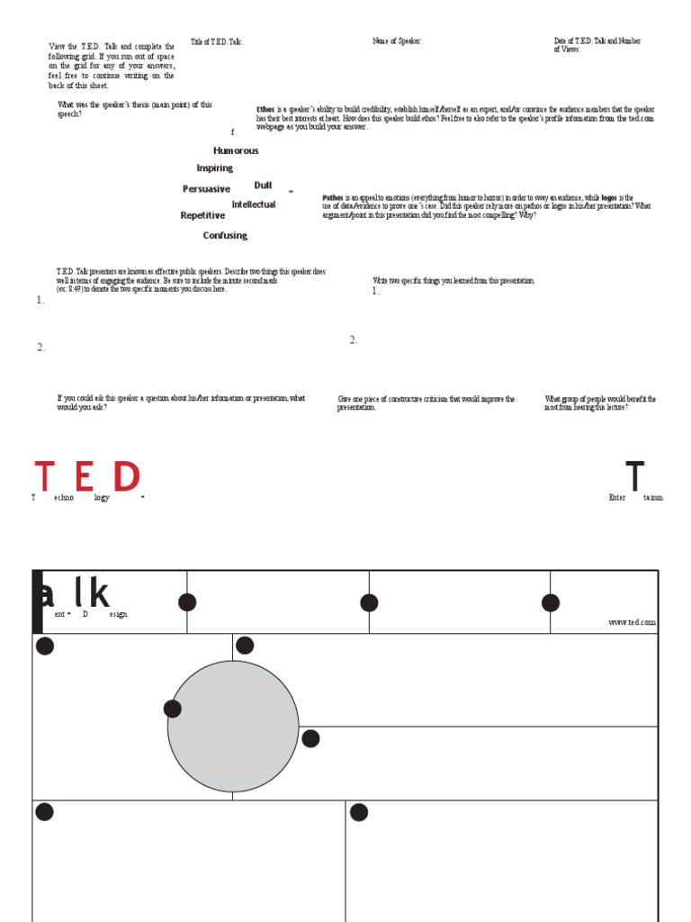 Ted Talk | PDF | Persuasion | Communication