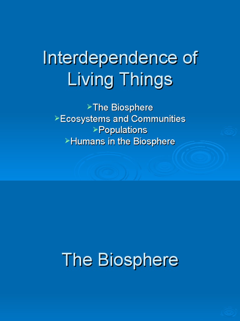 Interdependence of Living Things Unit | PDF | Ecosystem | Food Web