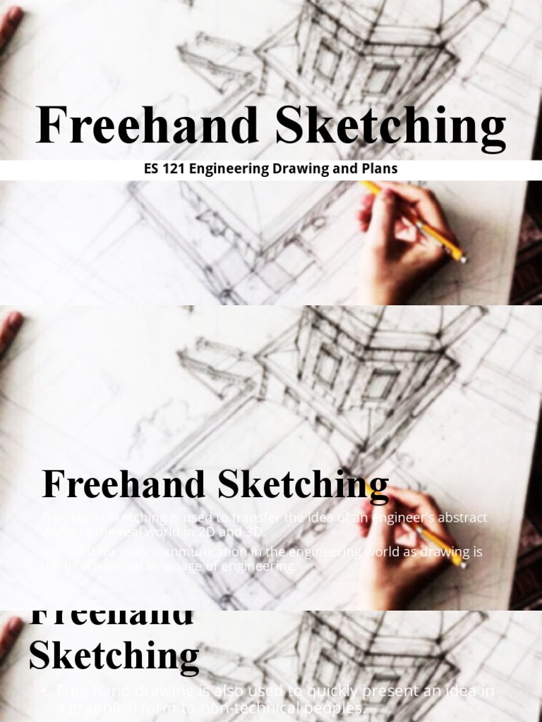 Freehand Sketching | PDF | Drawing | Crafts