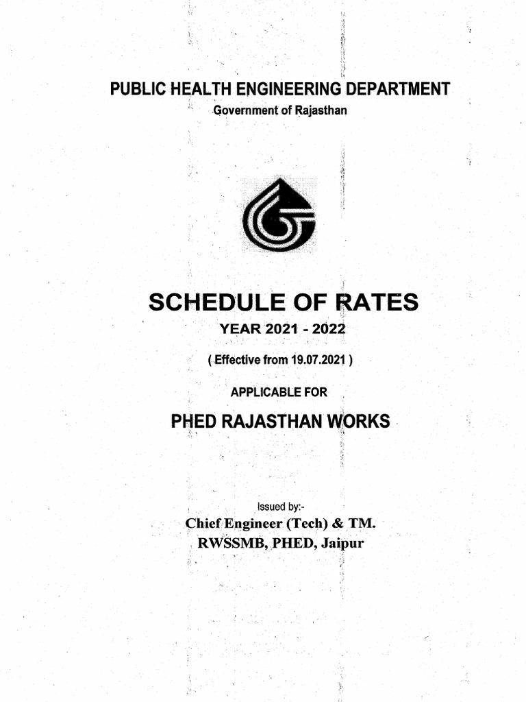 Phed BSR 2021 | PDF