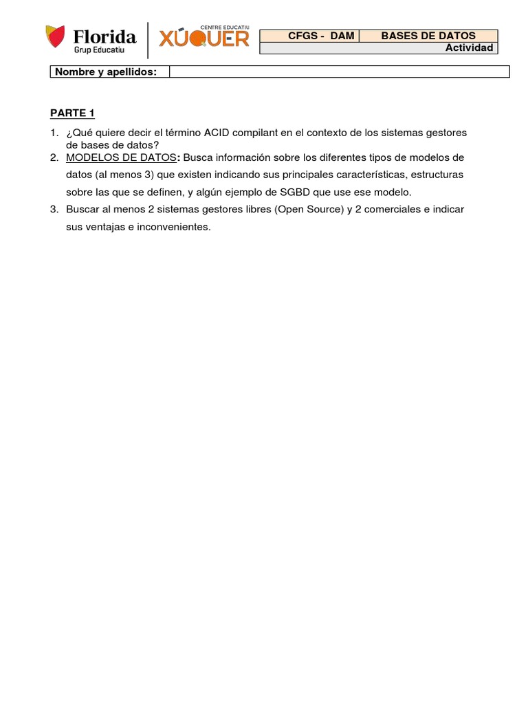 2 Actividad SGBD | PDF