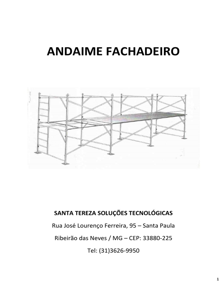 Manual Andaimes | PDF | Andaime