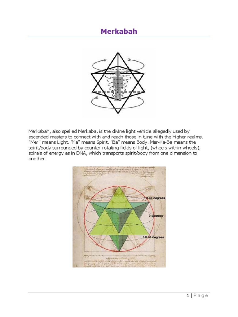 What Is The Merkabah | PDF | Theology | Jewish Theology