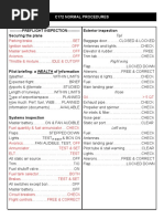 ATR 72-500 Checklist | PDF | Takeoff | Cockpit