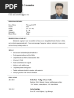 POEA E-Registration Sample Resume | PDF