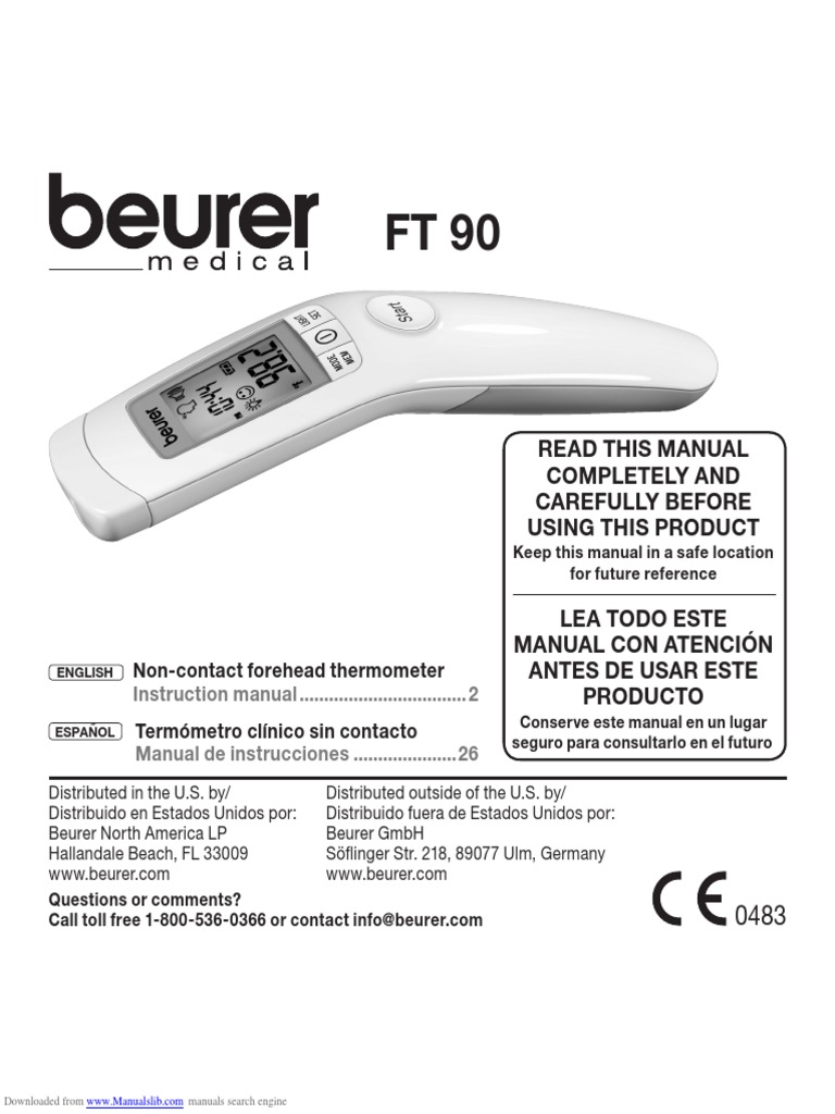 FT 90 | PDF | Thermometer | Temperature