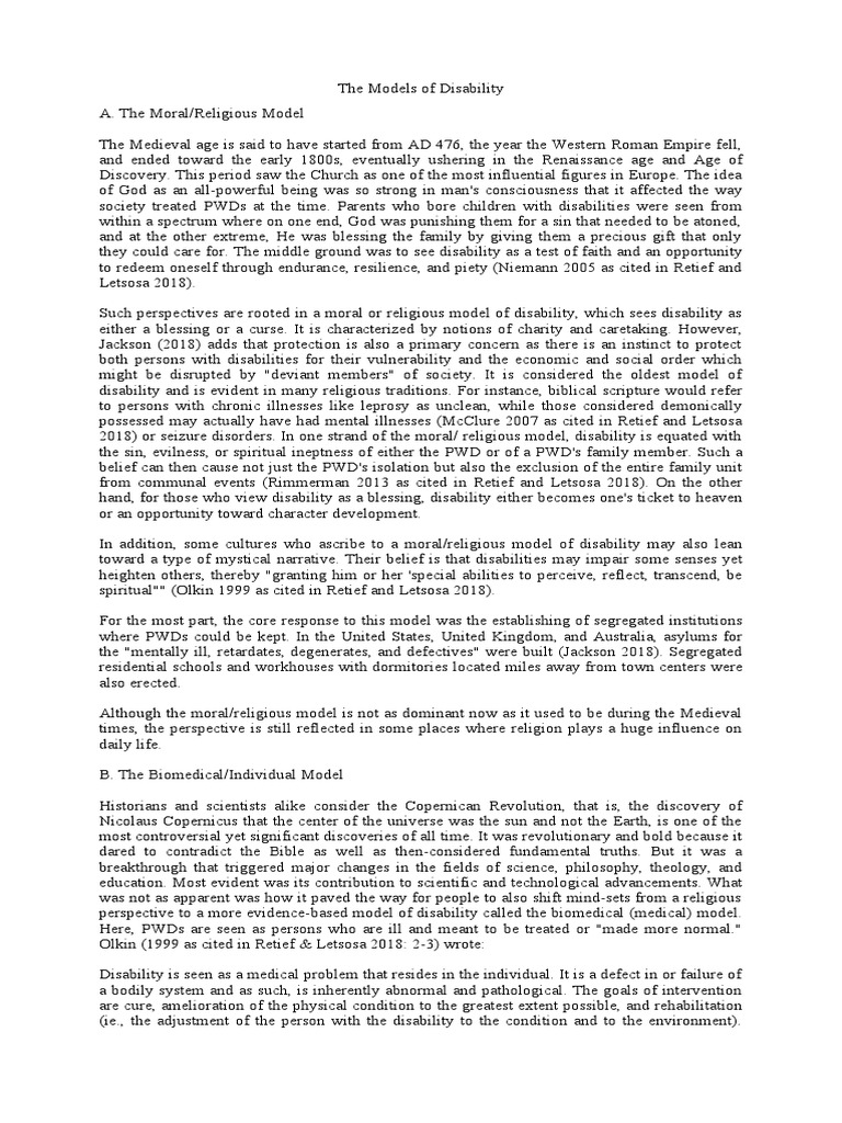 Additional Notes For Prelim INclusive Education For Early Childhood ...