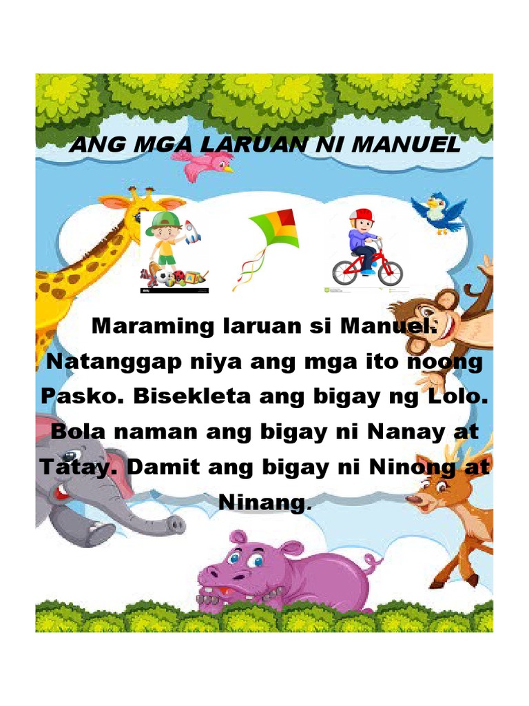Ang Mga Laruan Ni Manuel | PDF