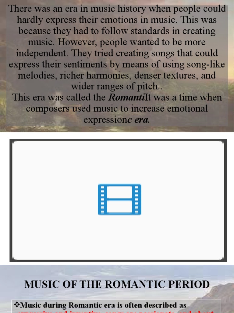 Music of The Romantic Period | PDF | Camille Saint Saëns | Pyotr Ilyich ...