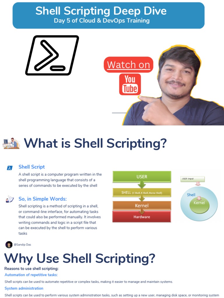 Shell Scripting Deep Dive Pdf Shell Computing Scripting Language 3680