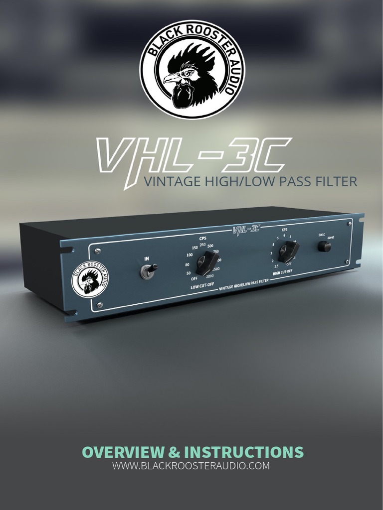 Vintage High/Low Pass Filter Plugin Overview | PDF | Filter (Signal Processing) | Graphical User ...