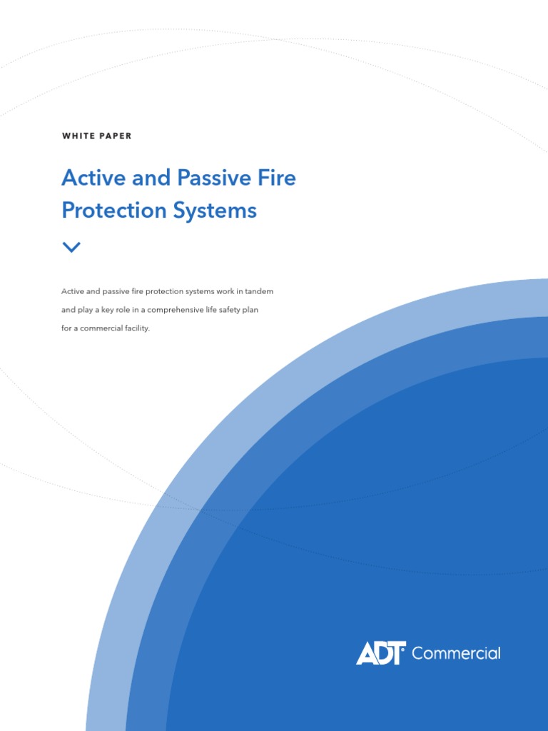 Adt Commercial - Active Passive Fire Protection Systems Whitepaper ...