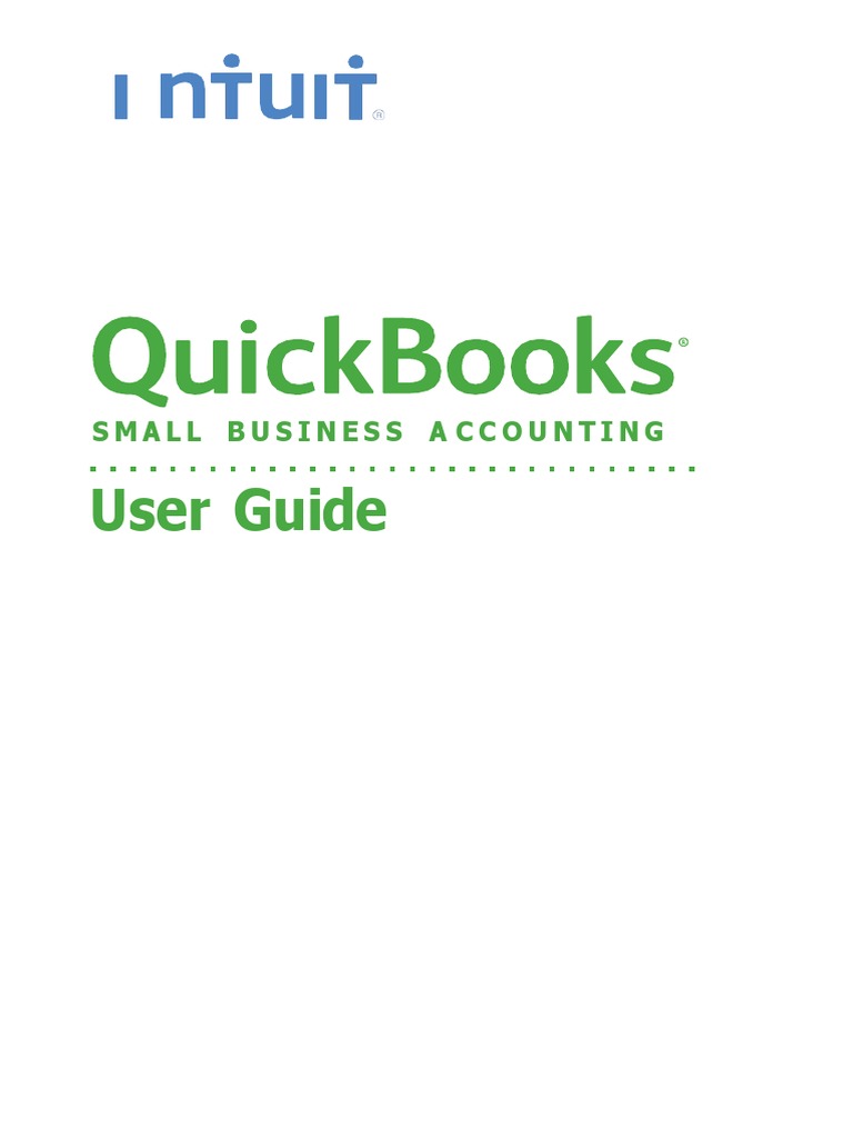 QuickBooks 2018 User Guide | PDF | Cheque | Quick Books