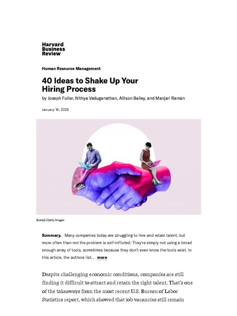 Innovative Hiring Strategies for Talent | PDF | Compensation And ...