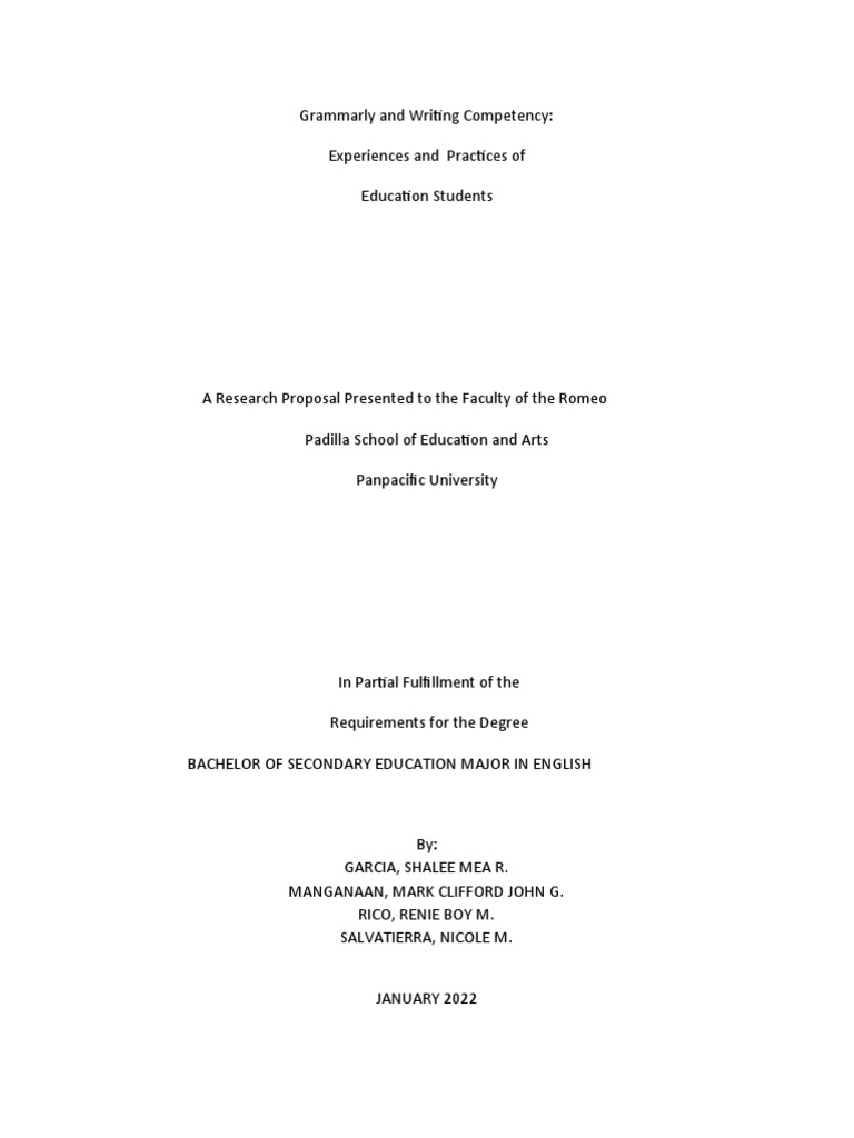 Final Manuscript of Bsed-Eng3 | PDF | English As A Second Or Foreign ...