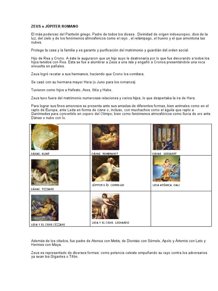 Zeus | PDF | Zeus | Hera