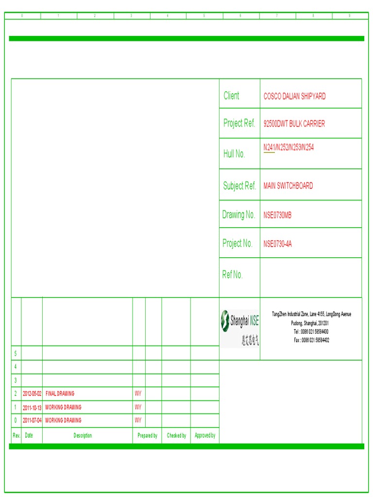 Nse MSB | PDF | Electric Generator | Equipment