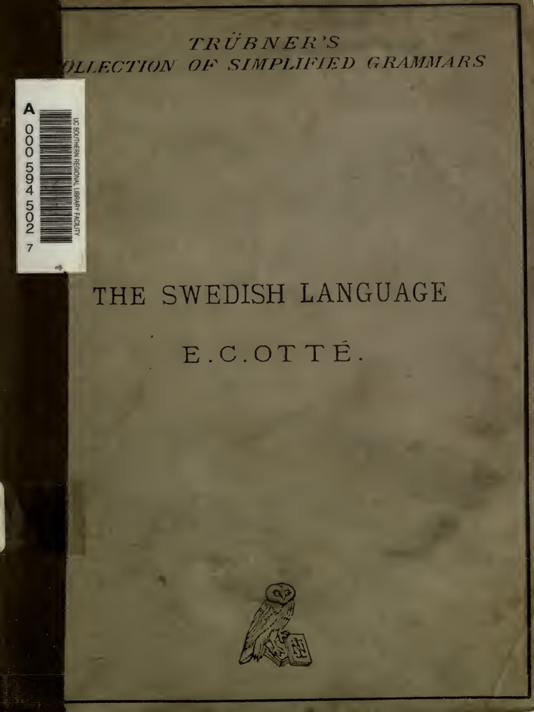 A Simplified Grammar of The Swedish Language | PDF | Grammatical Gender | Tone (Linguistics)