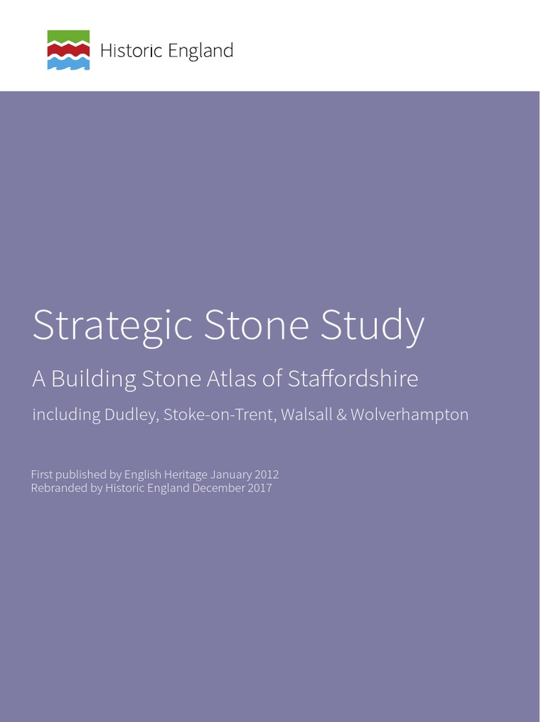 Staffordshire Building Stone Atlas | PDF | Rock (Geology) | Limestone