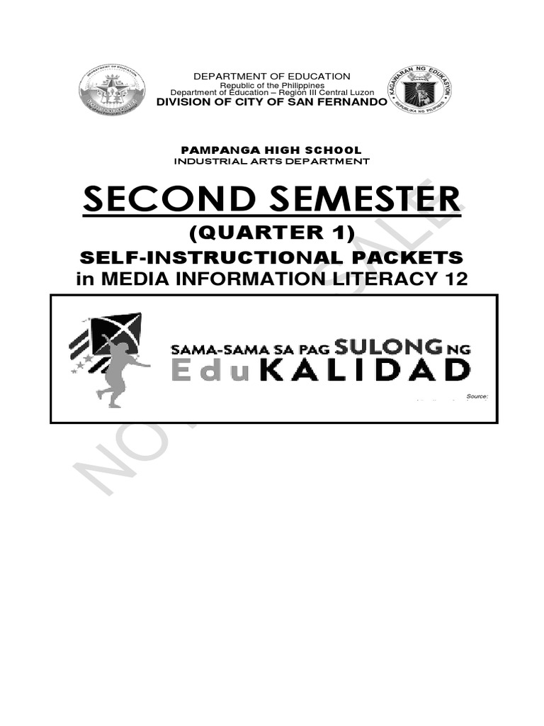 MIL Quarter 3 Final | PDF | Mass Media | Media (Communication)
