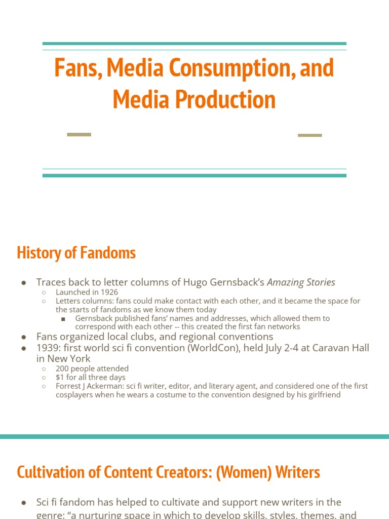 Evolution of Sci-Fi Fandom & Fanworks | PDF | Science Fiction