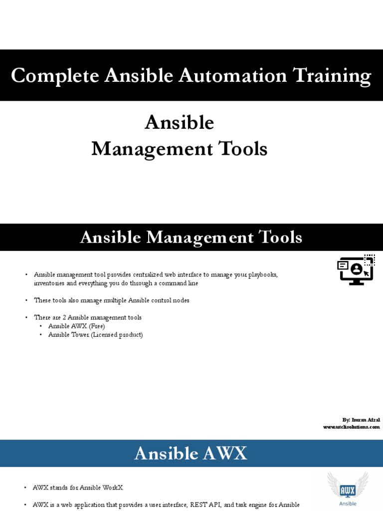 9-Ansible Management Tools | PDF | Free Content | Free Software