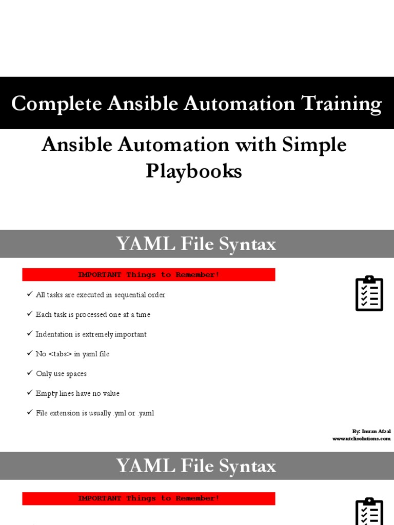 3-Ansible Automation With Simple Playbooks | PDF