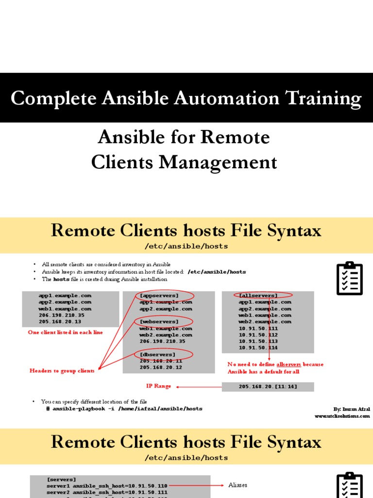 4-Ansible For Remote Clients | PDF | Computing | Software