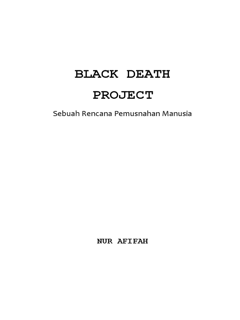 Black Death Project | PDF
