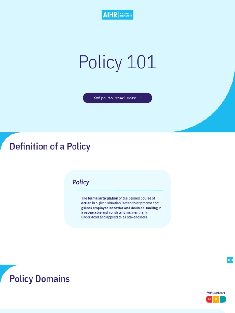 Policy 101 Downloadable | PDF | Recruitment | Employment