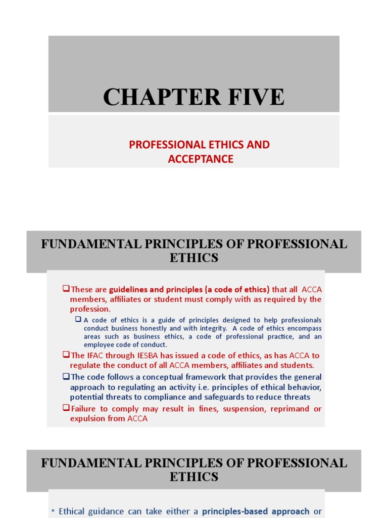 Principles of Professional Ethics in Accounting: A Focus on Objectivity ...
