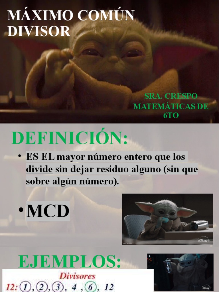 Maximo Comun Divisor | PDF
