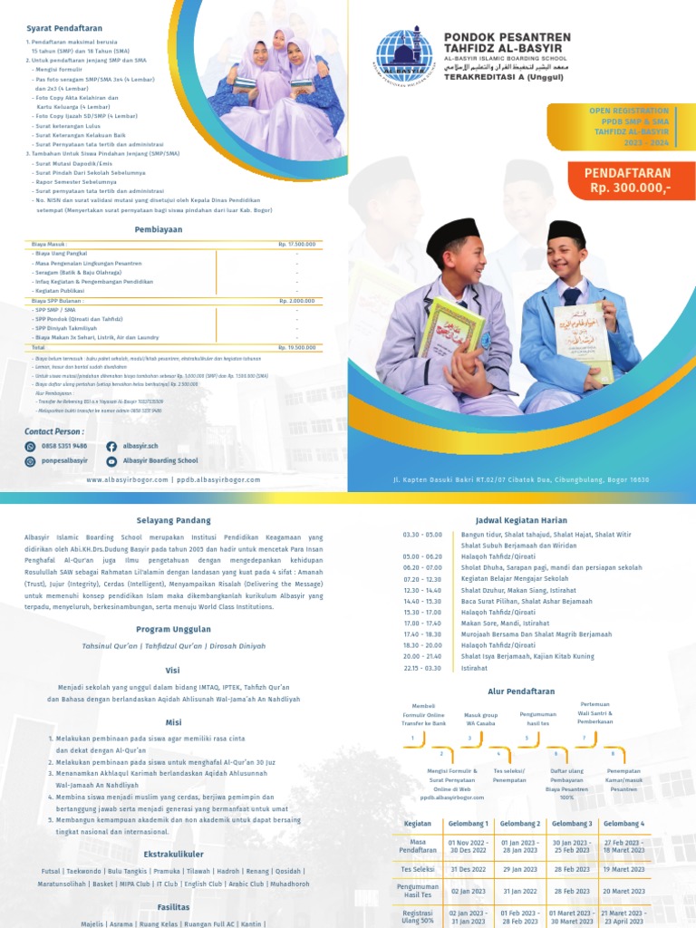 Brosur SD, SMP - SMA 2023 | PDF
