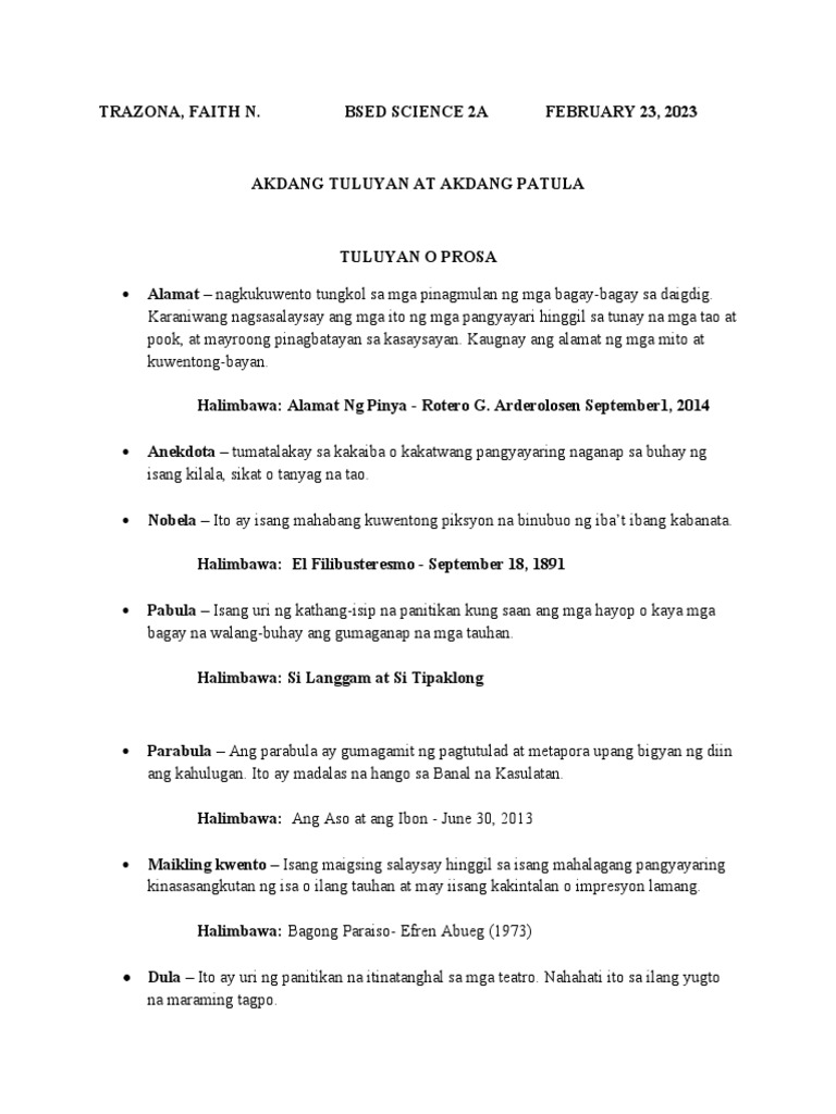 Trazona, Faith N. Gawain 1 | PDF