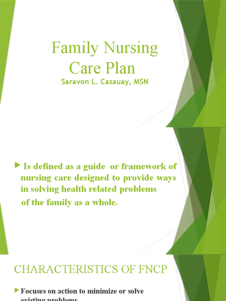 Family Nursing Care Plan 1 | PDF | Nursing | Health Care