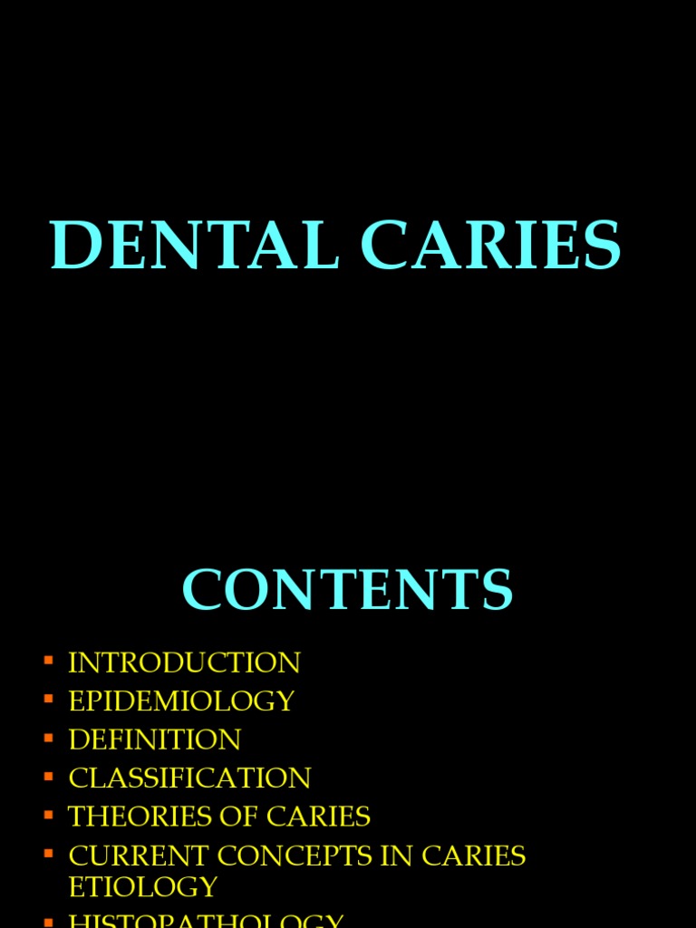 Dental Caries | PDF | Tooth Enamel | Dentin