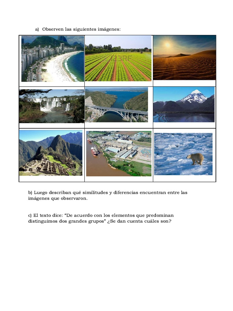 Actividad Sobre Ambientes | PDF
