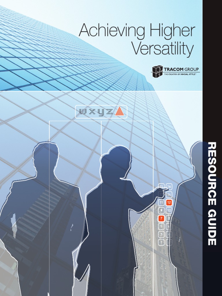 1 Versatility Guide | PDF | Communication | Nonverbal Communication